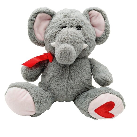 Kellytoy | Toys | Kellytoy Elephant Gray Pink Plush Stuffed Animal 2 ...